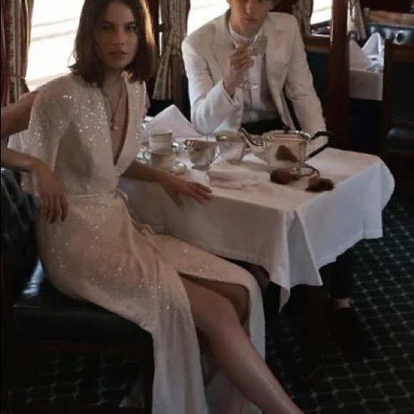 Aidan Mattox | Dresses | Nwot Bhldn Aidan Mattox Pearl Sequin Jordana ...